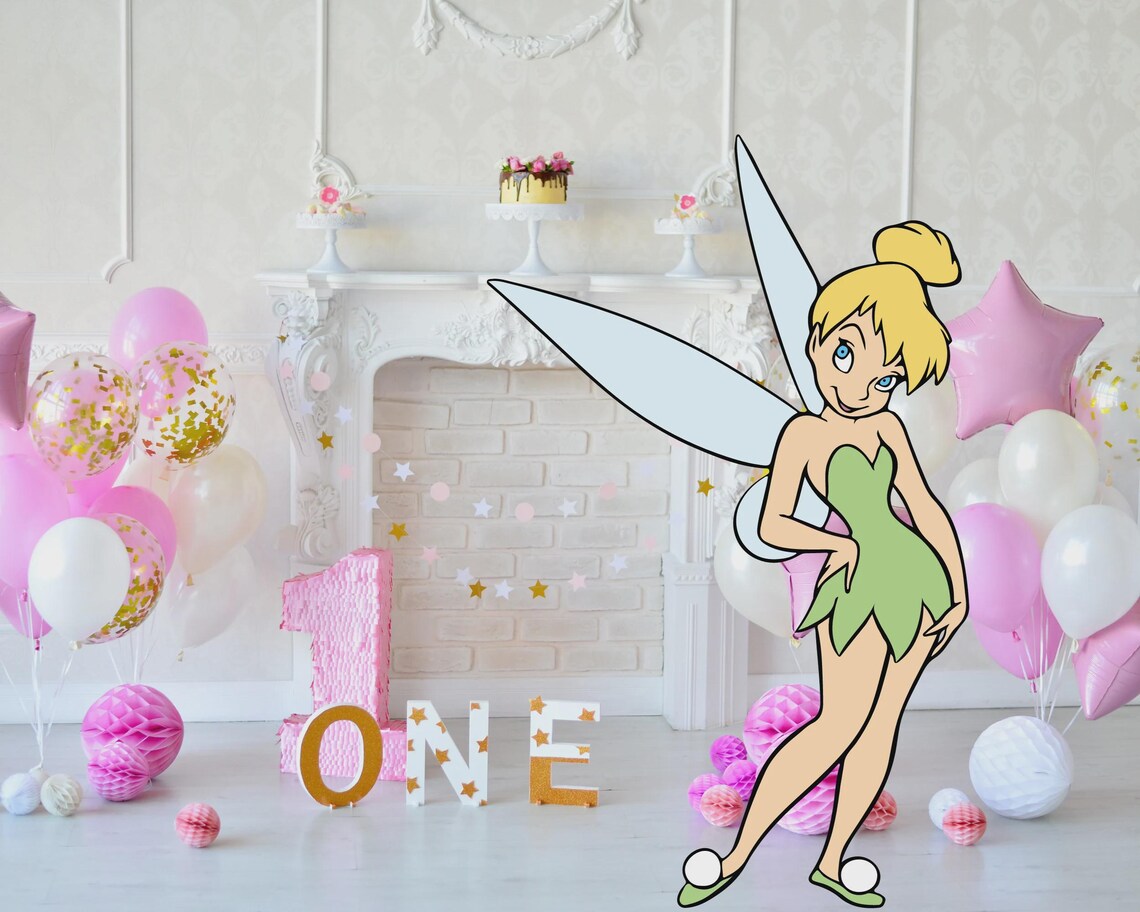 Inker Bell Cutout Decor, Tinker Bell Big Decor, Peter Pan Party ...