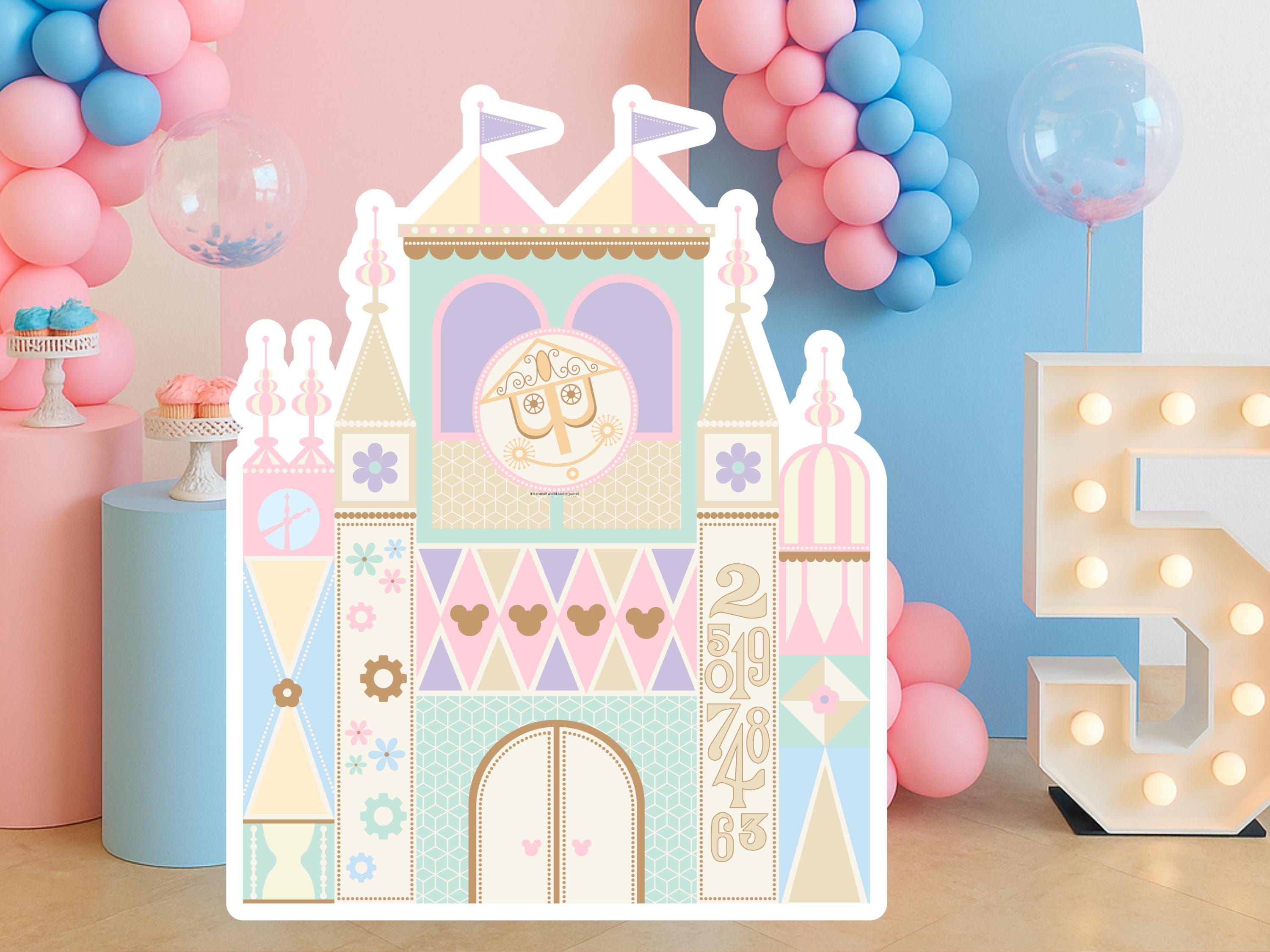 Small World Castle Cutouts | Kids Birthday Party Decor (digital ...