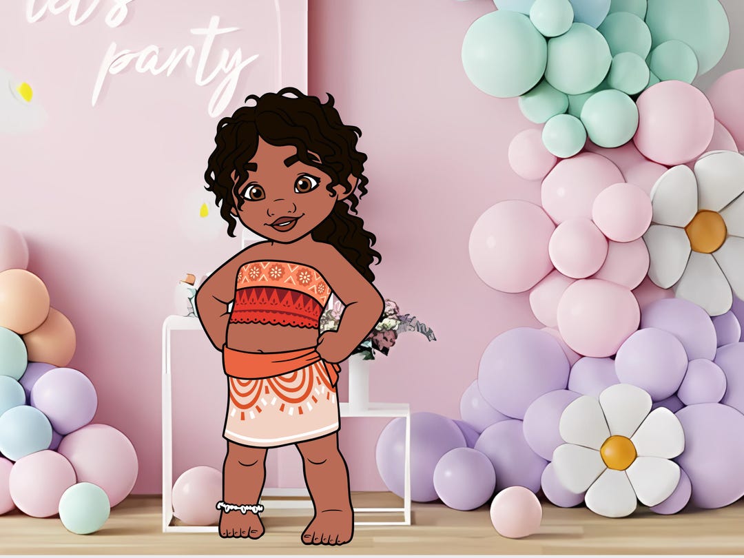 Simea Moana 2 Cutout, Moana Cutout Decor, Moana Party Decoration, Moana Theme Party, Birthday ...
