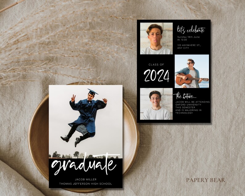 Graduation Invitation 2023 High School College Senior Graduation ...