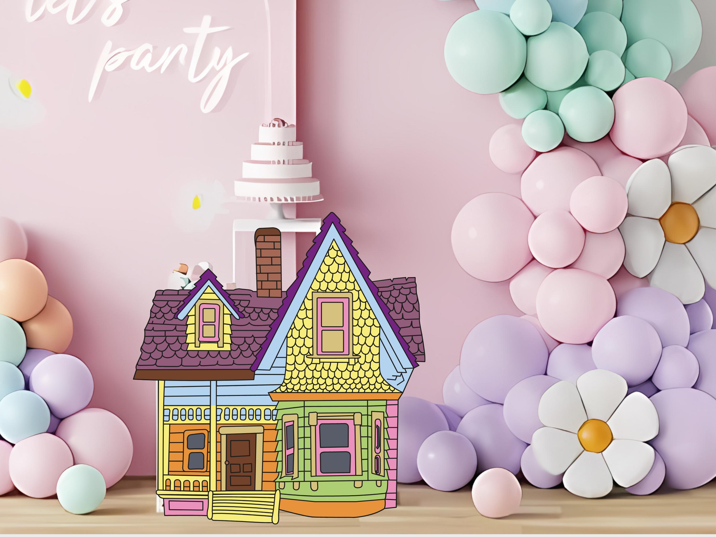 Up House Cutout, up Decor, up Party Decoration Theme, Birthday Party ...