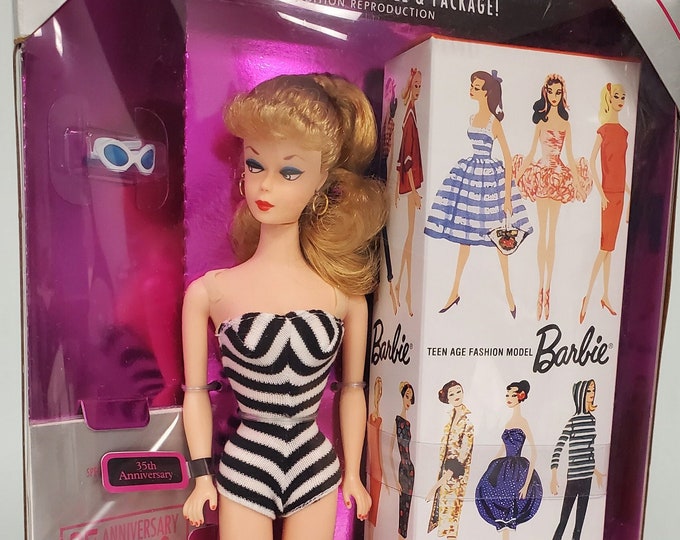 Original 1959 Barbie Doll & Package Vintage 35th Anniversary in ...