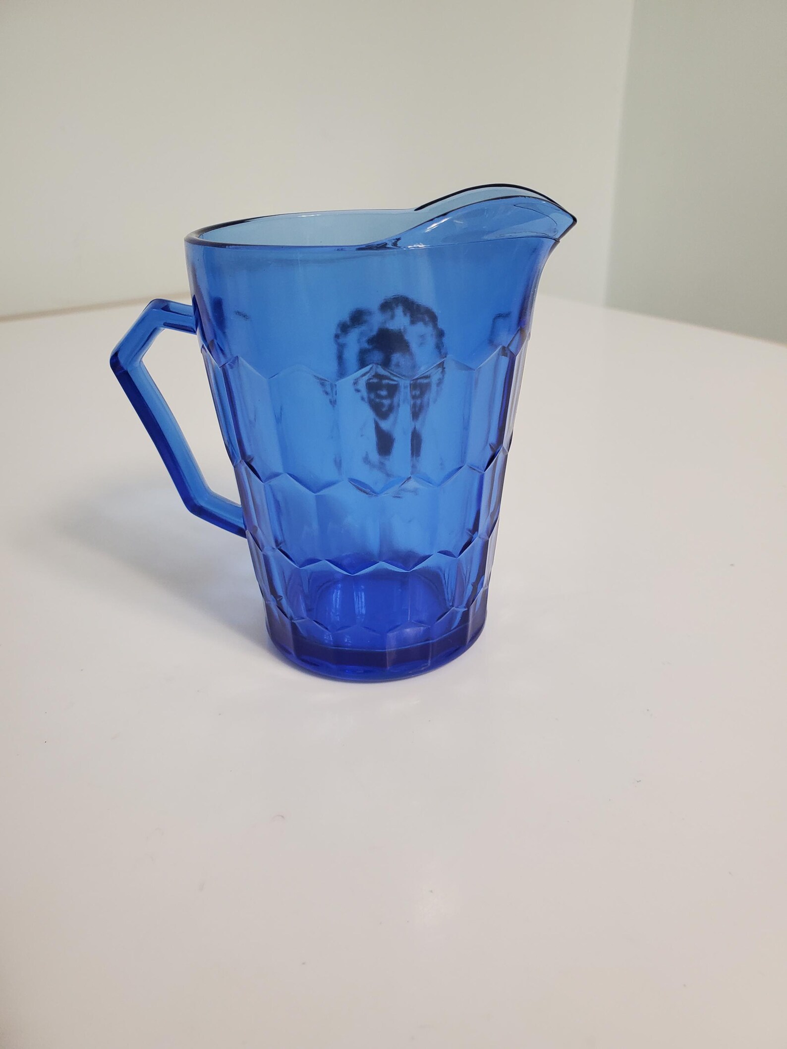 Vintage 1930's SHIRLEY TEMPLE Hazel Atlas Cobalt Blue Glass Pitcher - Etsy