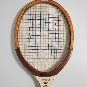 Vintage 1950's WILSON Jack Kramer Pro Staff Wood Tennis Racquet ...