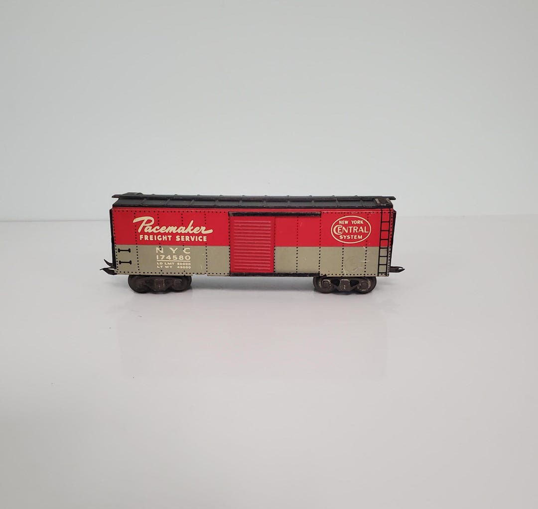 Vintage 1950's MARX New York Central PACEMAKER Box Car - Etsy
