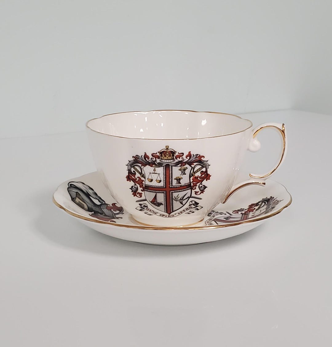 Vintage Rare ROYAL ALBERT Knight Cup and Saucer A Mans Cup - Etsy