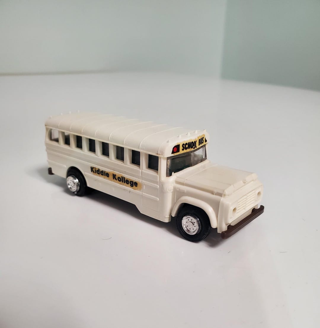 Vintage the LINDBERG Line Kiddie Kollege White School Bus 23 - Etsy