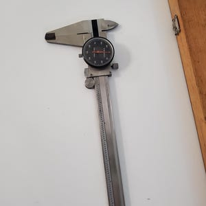 12 Inch Stainless Steel Dial Caliper in Wooden Box - Etsy