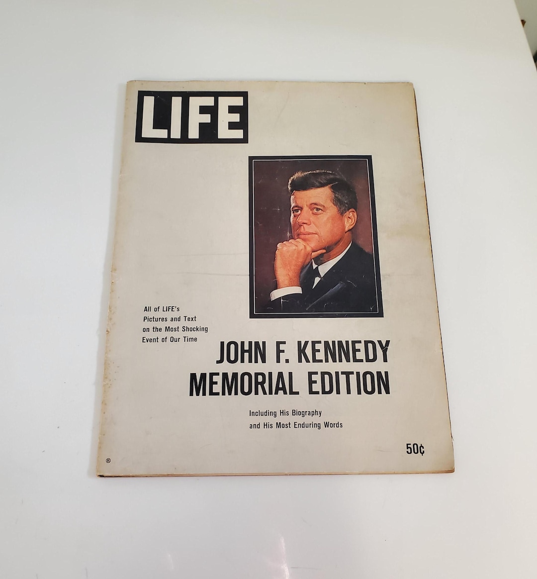 Life Magazine 1963 JOHN F. KENNEDY Memorial Edition Including Biography ...