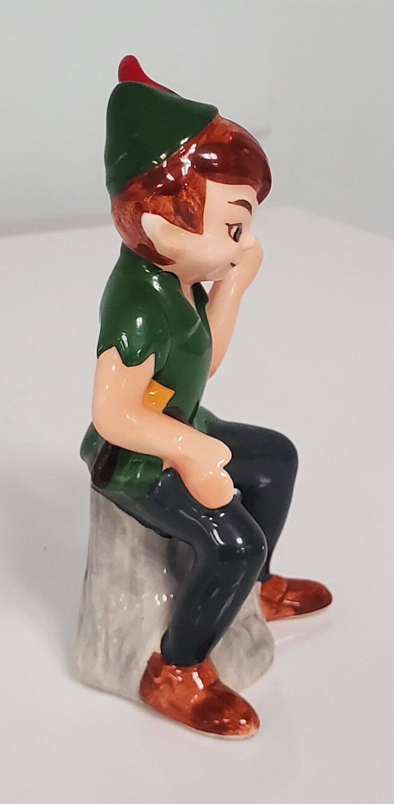 1960's Vintage WALT DISNEY Peter Pan Ceramic Figurine - Etsy