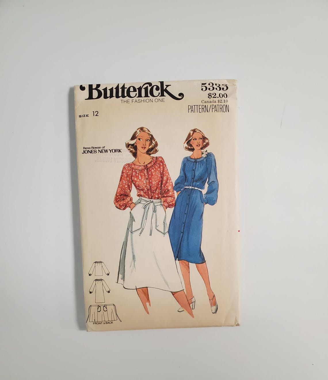 Vintage 1970's BUTTERICK Uncut Pattern #5333 - Etsy