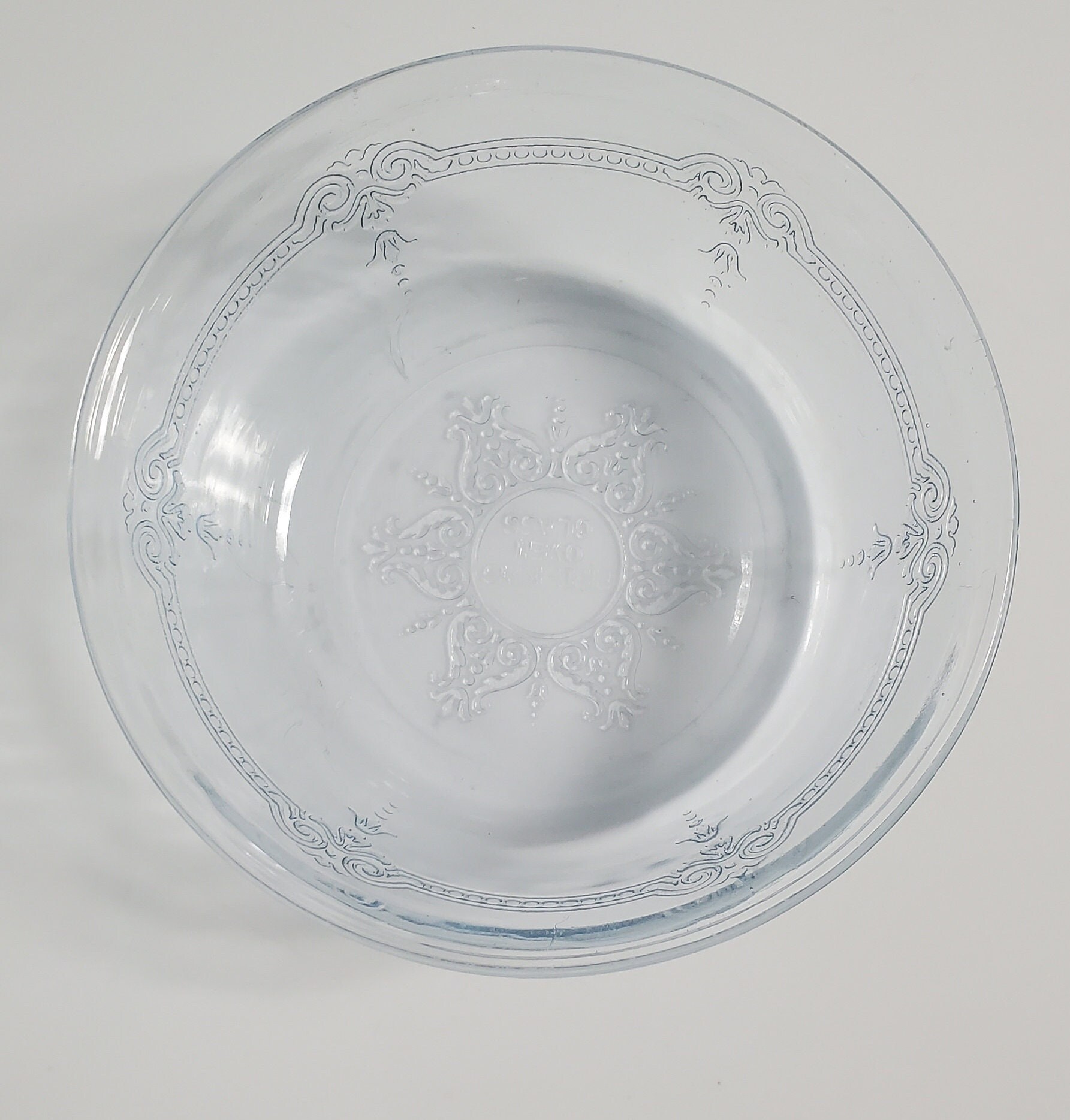 1940's Vintage Fire King Rare Blue Glass Bowl - Etsy