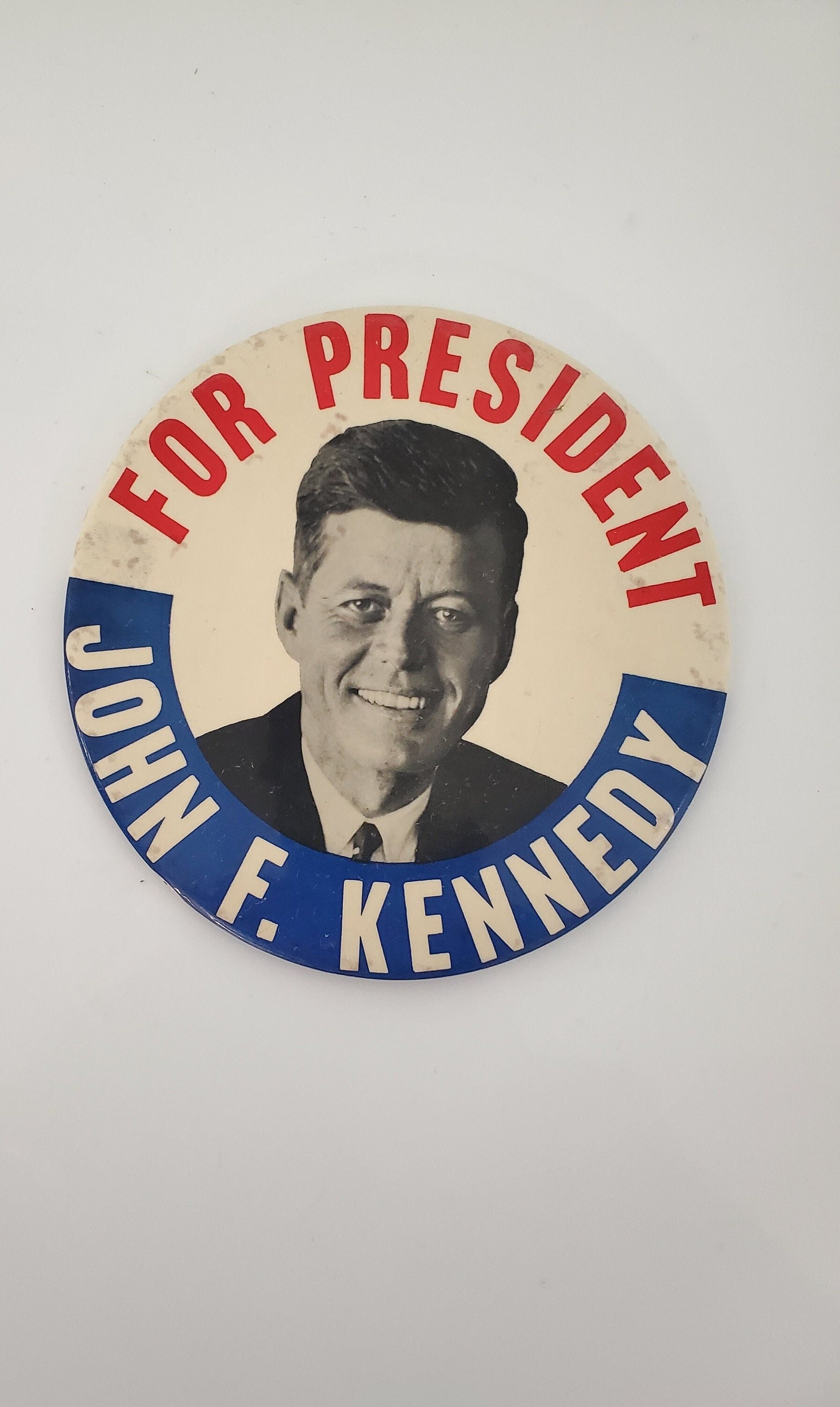 1960 JOHN F. KENNEDY Large 6 Campaign Button - Etsy
