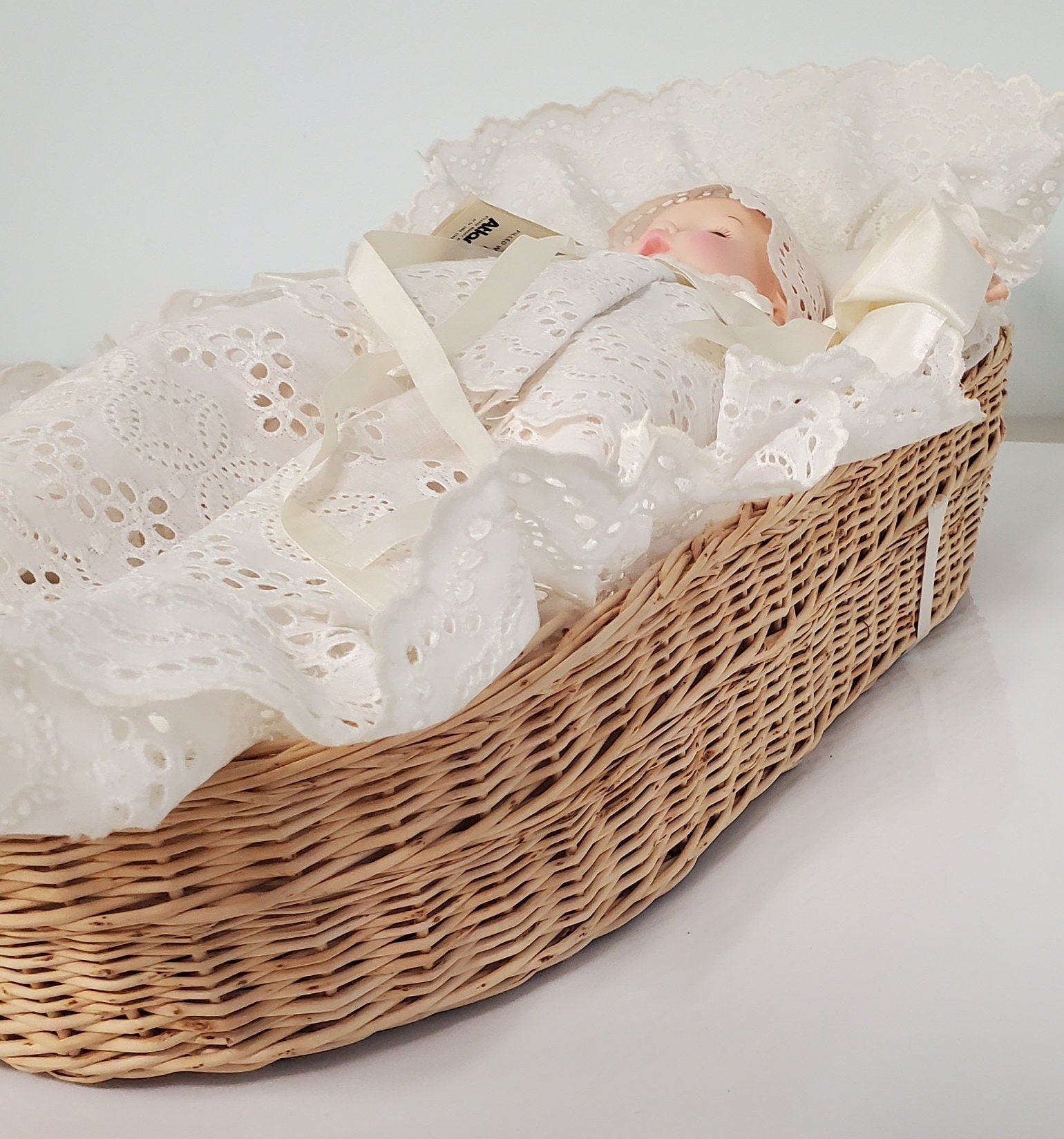 1981 Vintage GERBER BABY DOLL With Christening Gown With Bonnet and ...