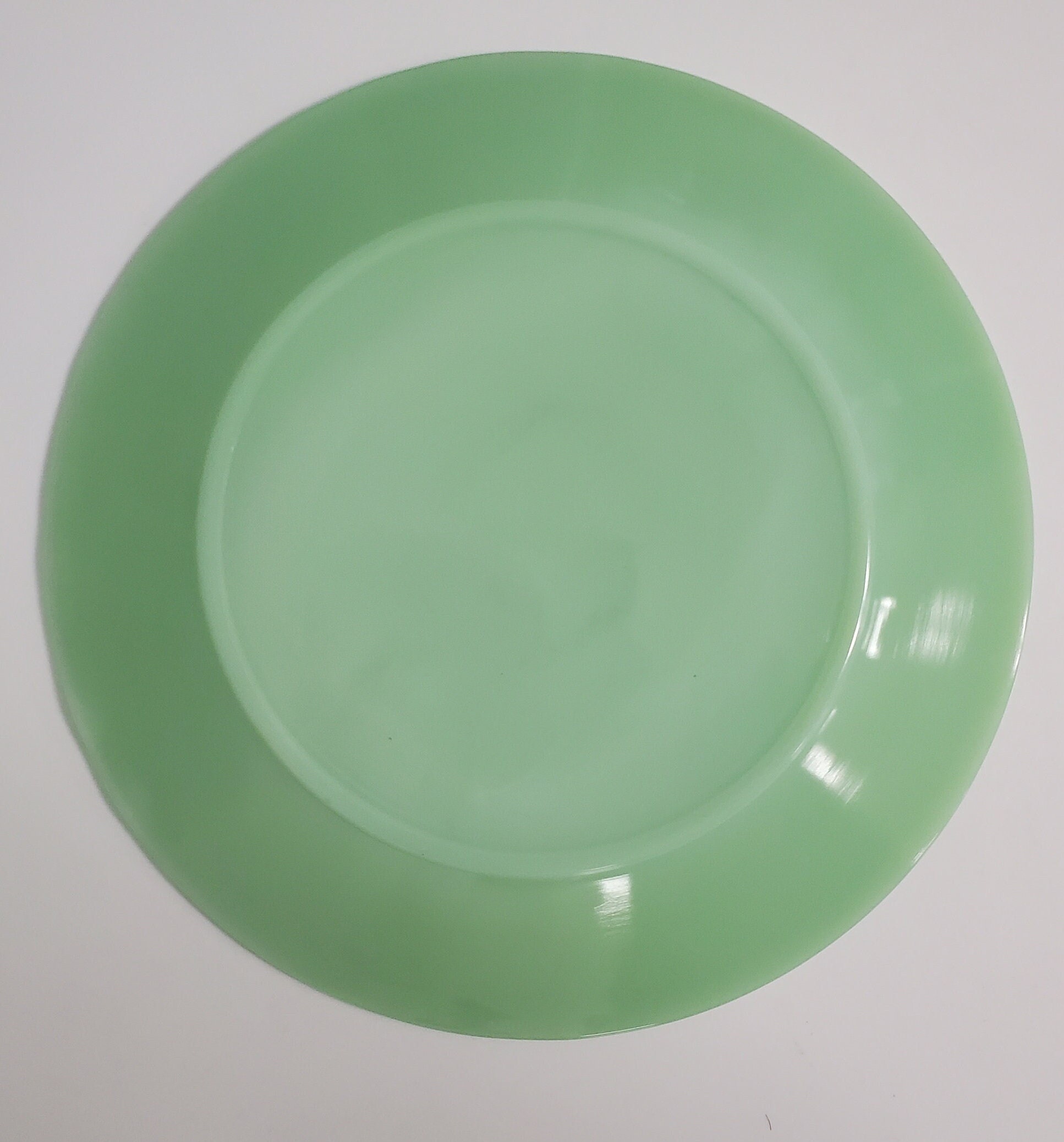 1940's Rare Vintage Fire JADEITE Anchor Hocking 9" Dinner Plate. Jane ...