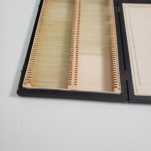 Vintage Wooden Microscope 100 Slide Case With 83 Glass Slides - Etsy