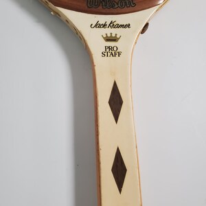 Vintage 1950's WILSON Jack Kramer Pro Staff Wood Tennis Racquet Professional. - Etsy