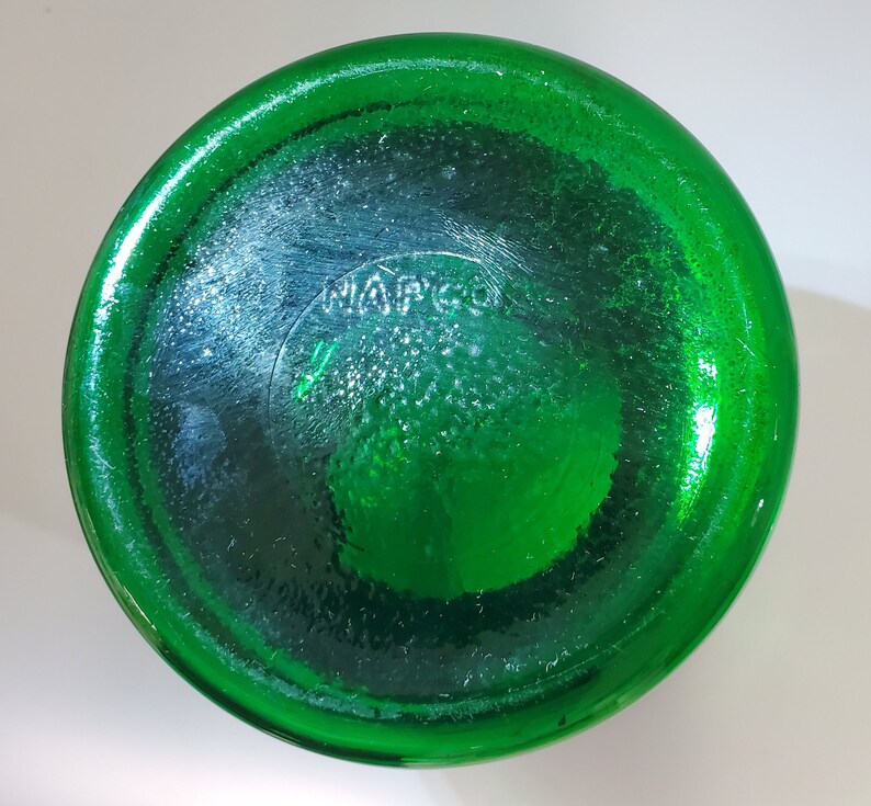 Vintage Giant Emerald Green NAPCO Vase - Etsy