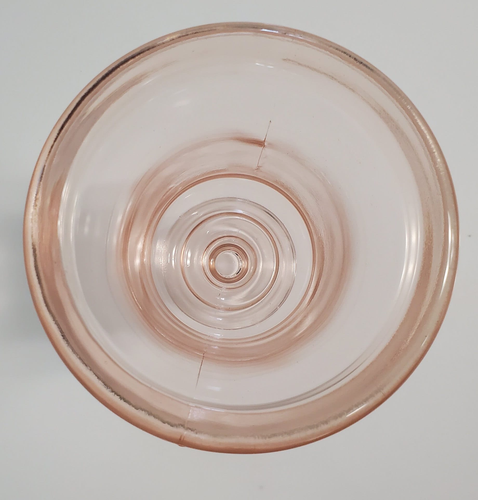 Vintage Pink Depression Thick Topiary Vase - Etsy