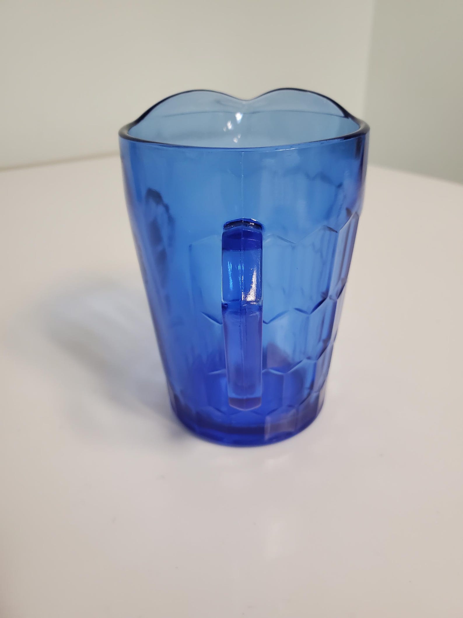Vintage 1930's SHIRLEY TEMPLE Hazel Atlas Cobalt Blue Glass Pitcher - Etsy