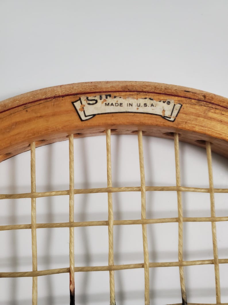 Vintage 1950's WILSON Jack Kramer Pro Staff Wood Tennis Racquet ...