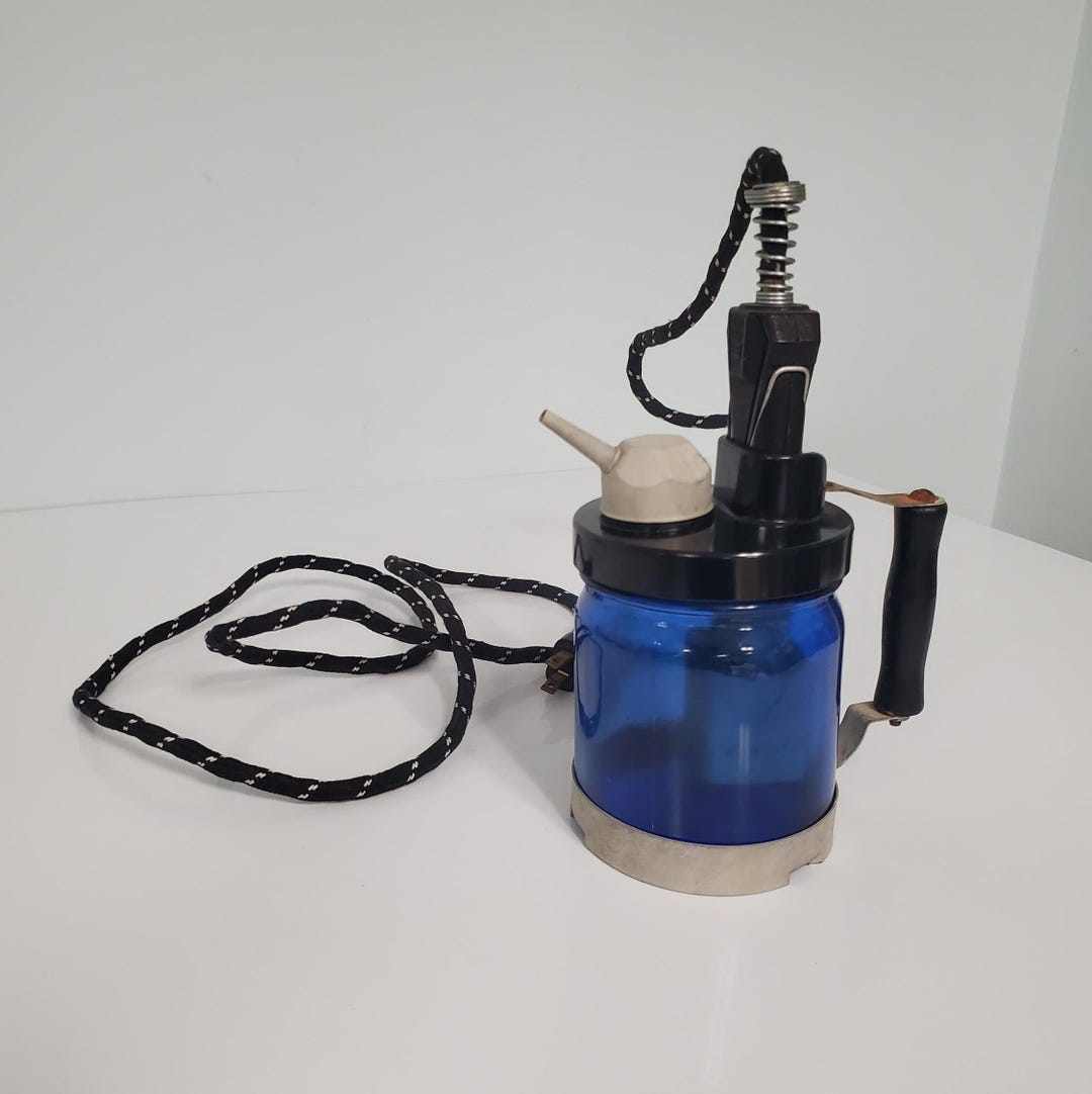 Vintage 1940's HUNT Cobalt Blue Miners Steam Vaporizer - Etsy