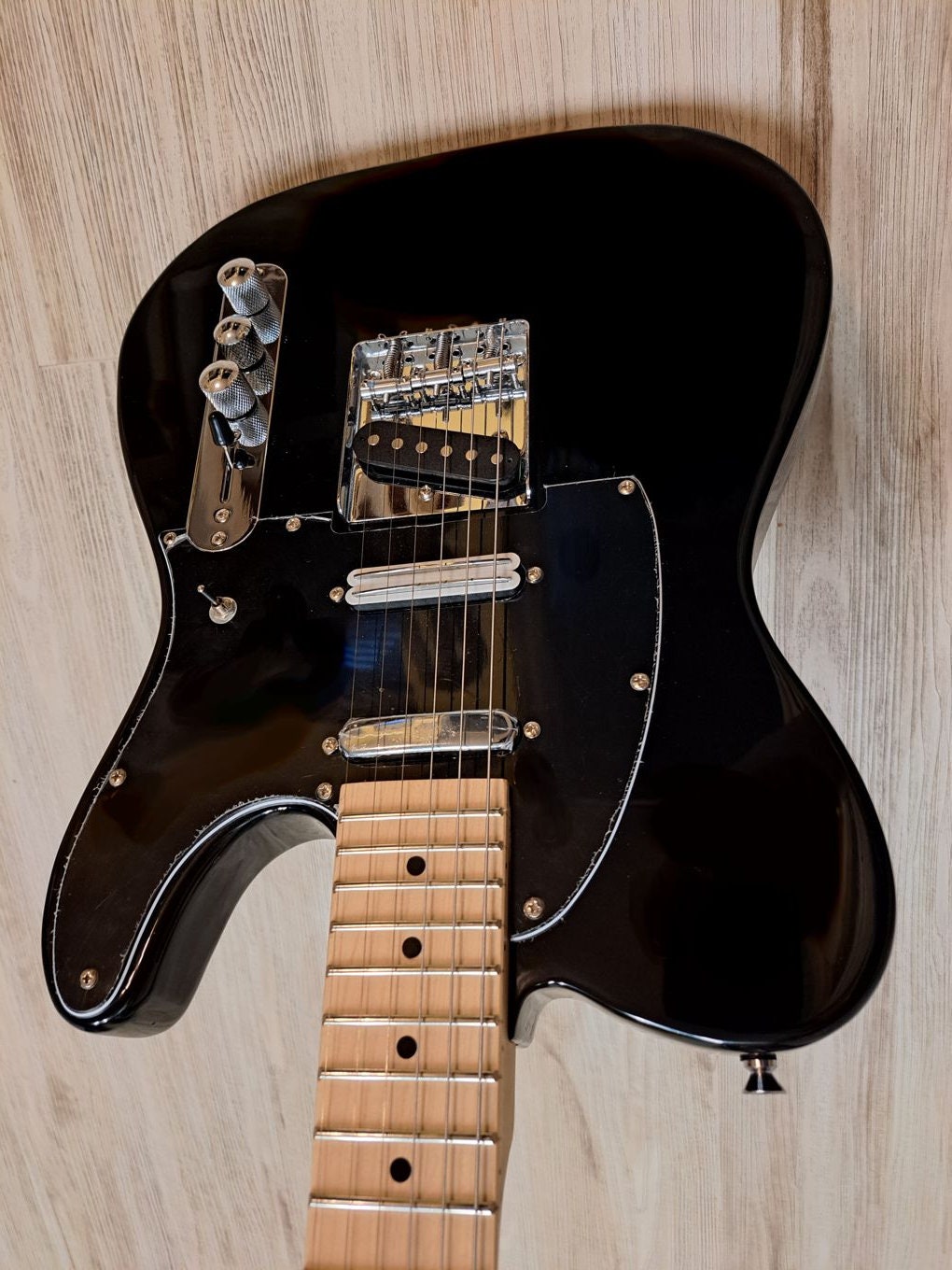2025 Elite Customs Black Gilmour SSS Nashville Tele Style Electric ...