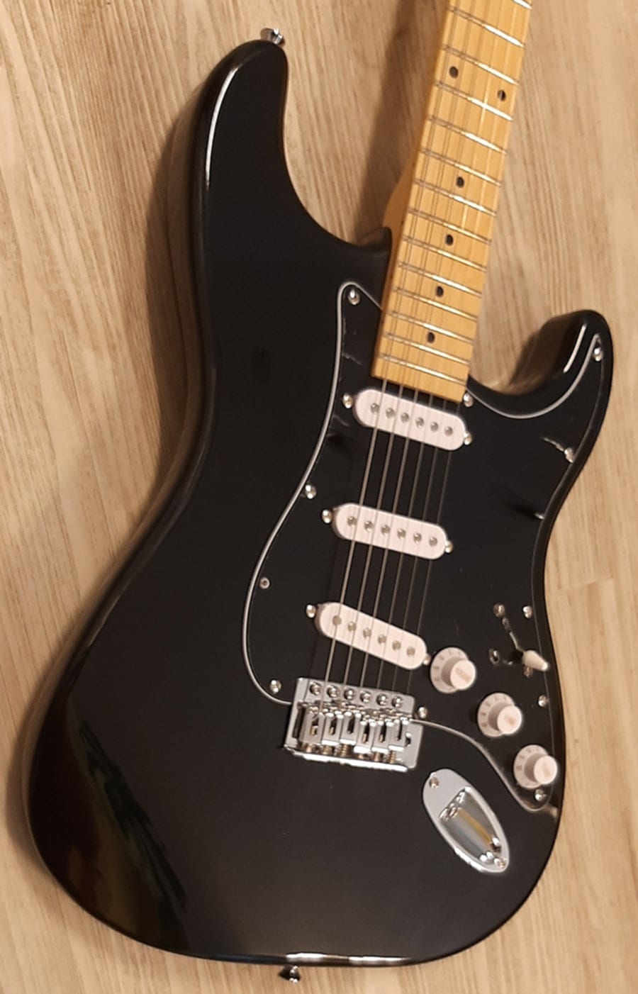 2025 Elite® W/gilmour MOD Stratocaster Style Guitar Black Classic Strat ...