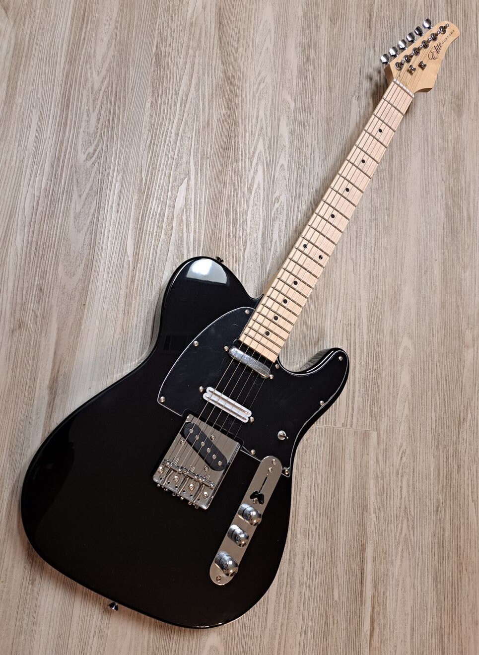 2025 Elite Customs Black Gilmour SSS Nashville Tele Style Electric ...