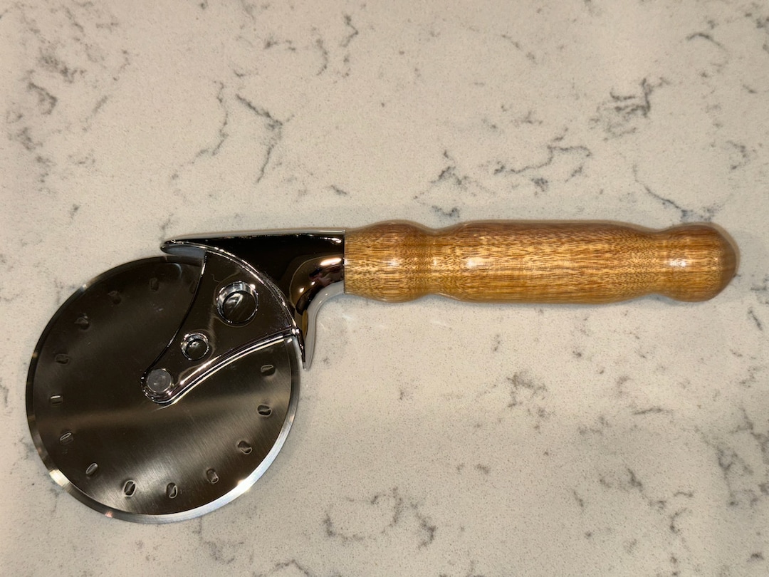 Handmade Wooden Pizza Cutter - Etsy