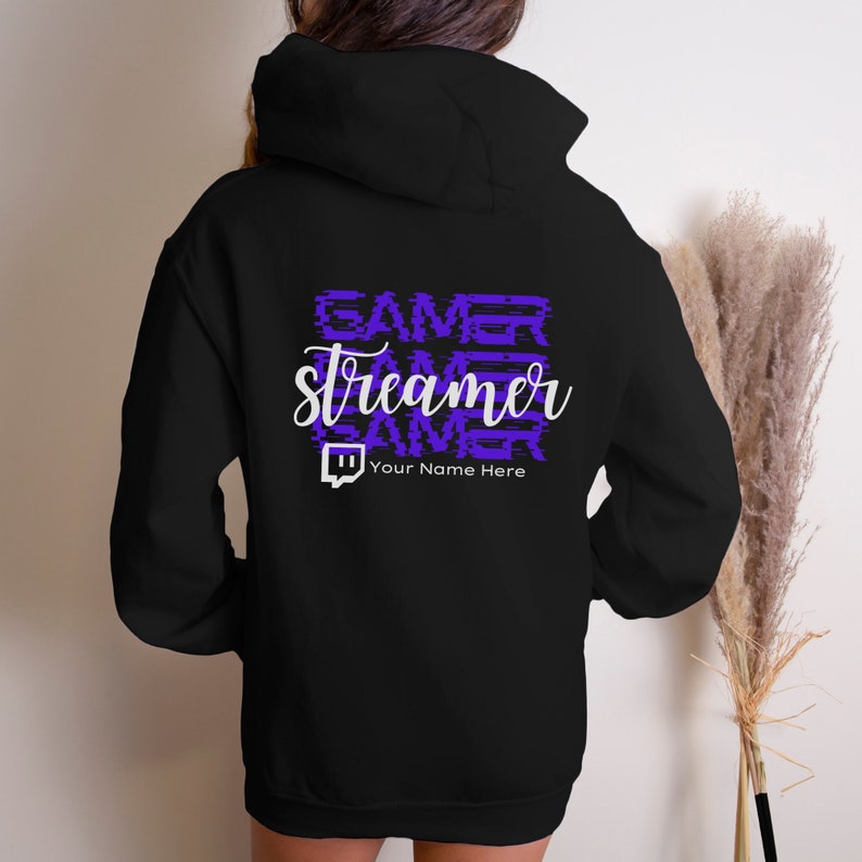 Customized Gamer Streamer Hoodie Twitch Shirt Streamer - Etsy