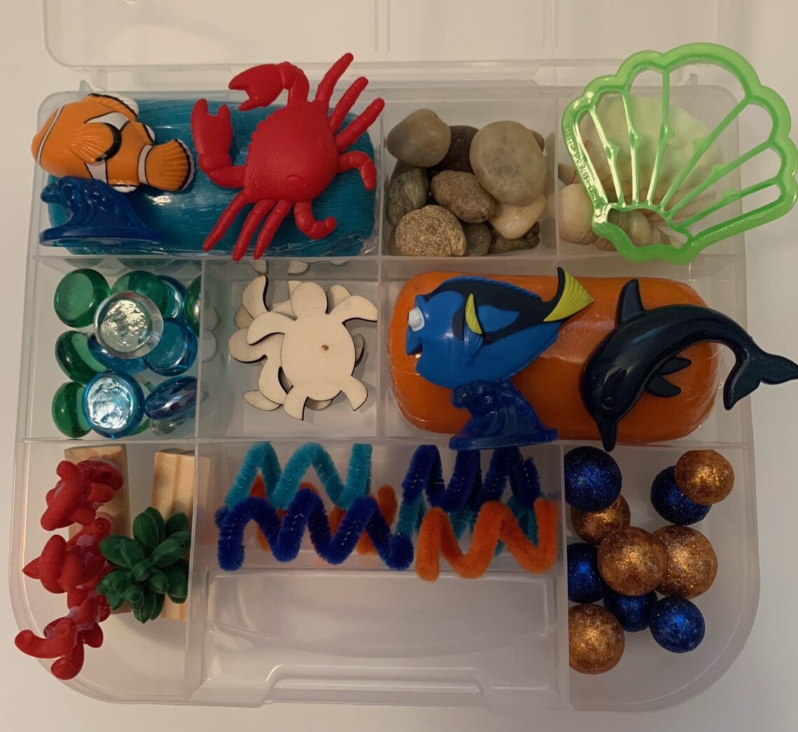 Finding Nemo Summer Play Dough Kit for Kids Summer Play | Etsy
