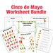 Cinco De Mayo Taco Activity Sheets Mexican Food Worksheets for ...