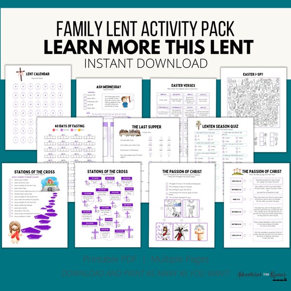 Catholic Activity Sheet - Etsy