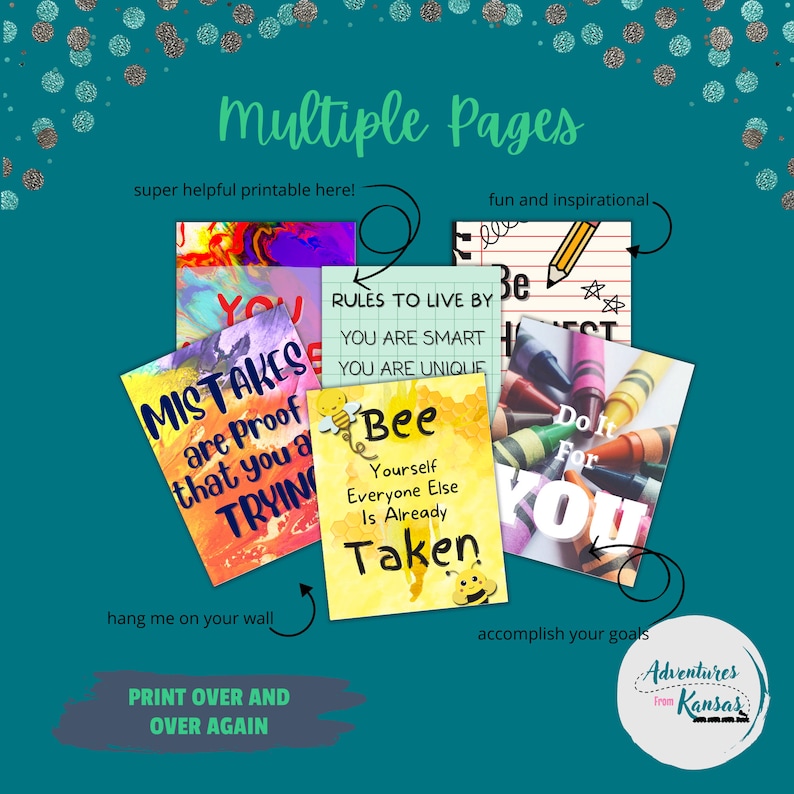 Motivational Education Posters Printable Inspirational - Etsy Australia