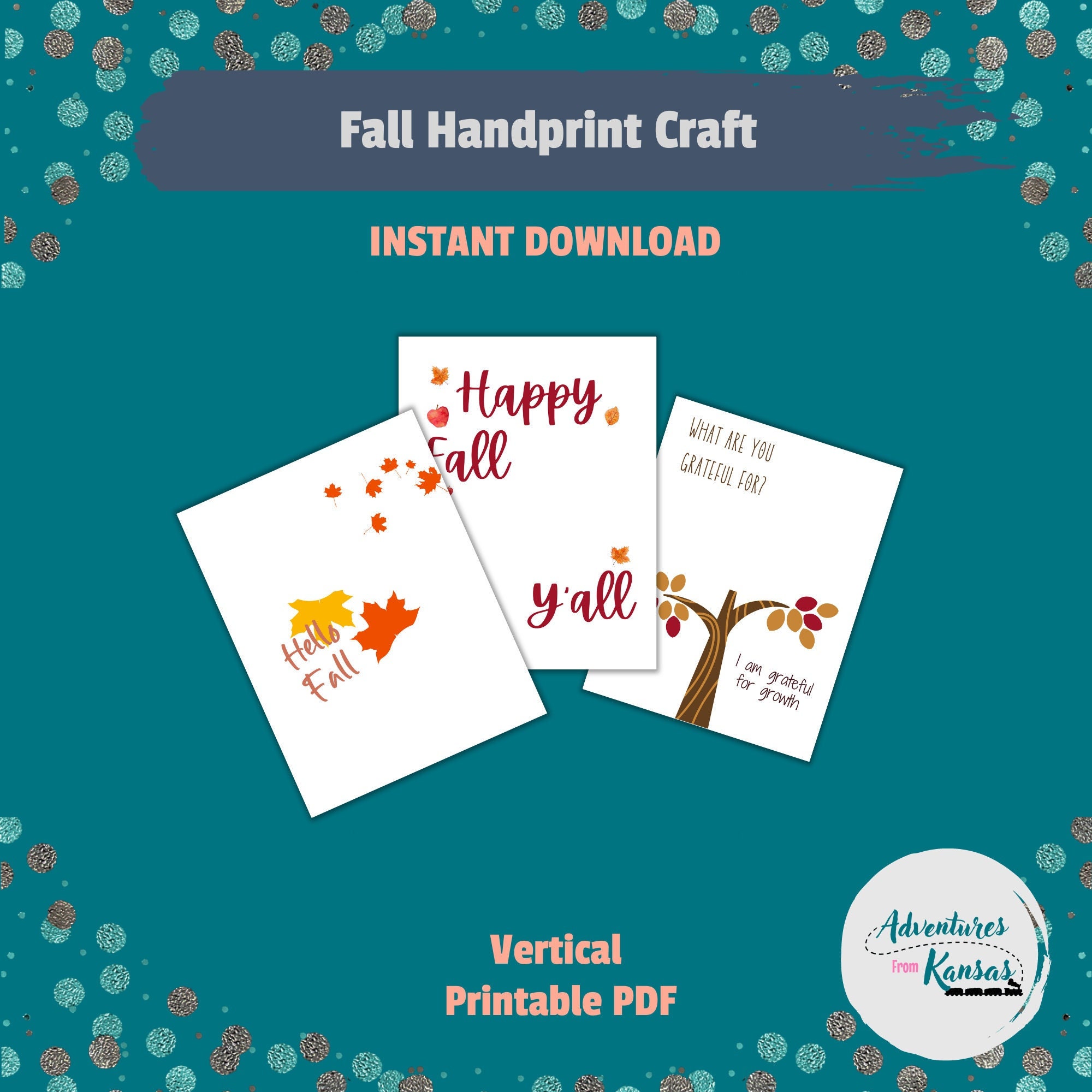 Fall Handprint Craft Leaf Handprint Art Toddler Craft - Etsy