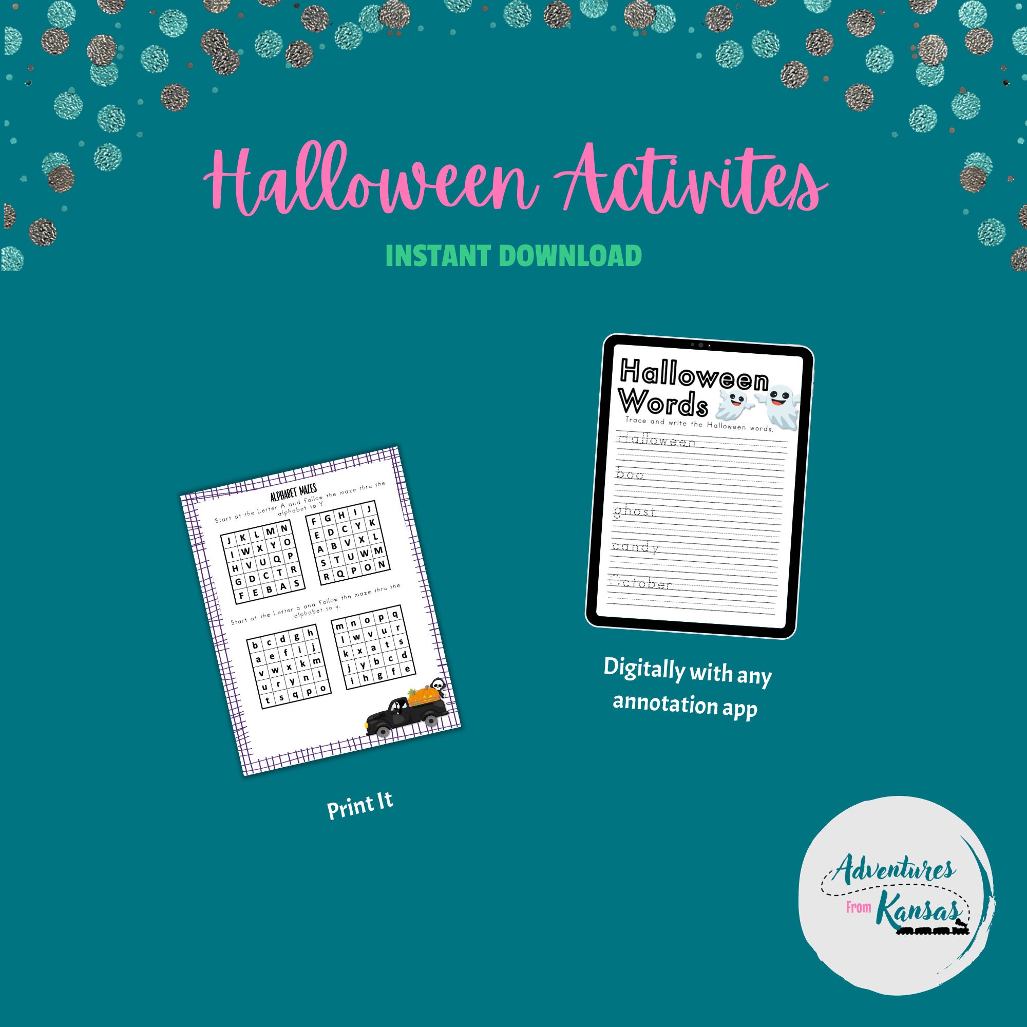Wacky Halloween Activity Packet Fun Printable Halloween Worksheets ...