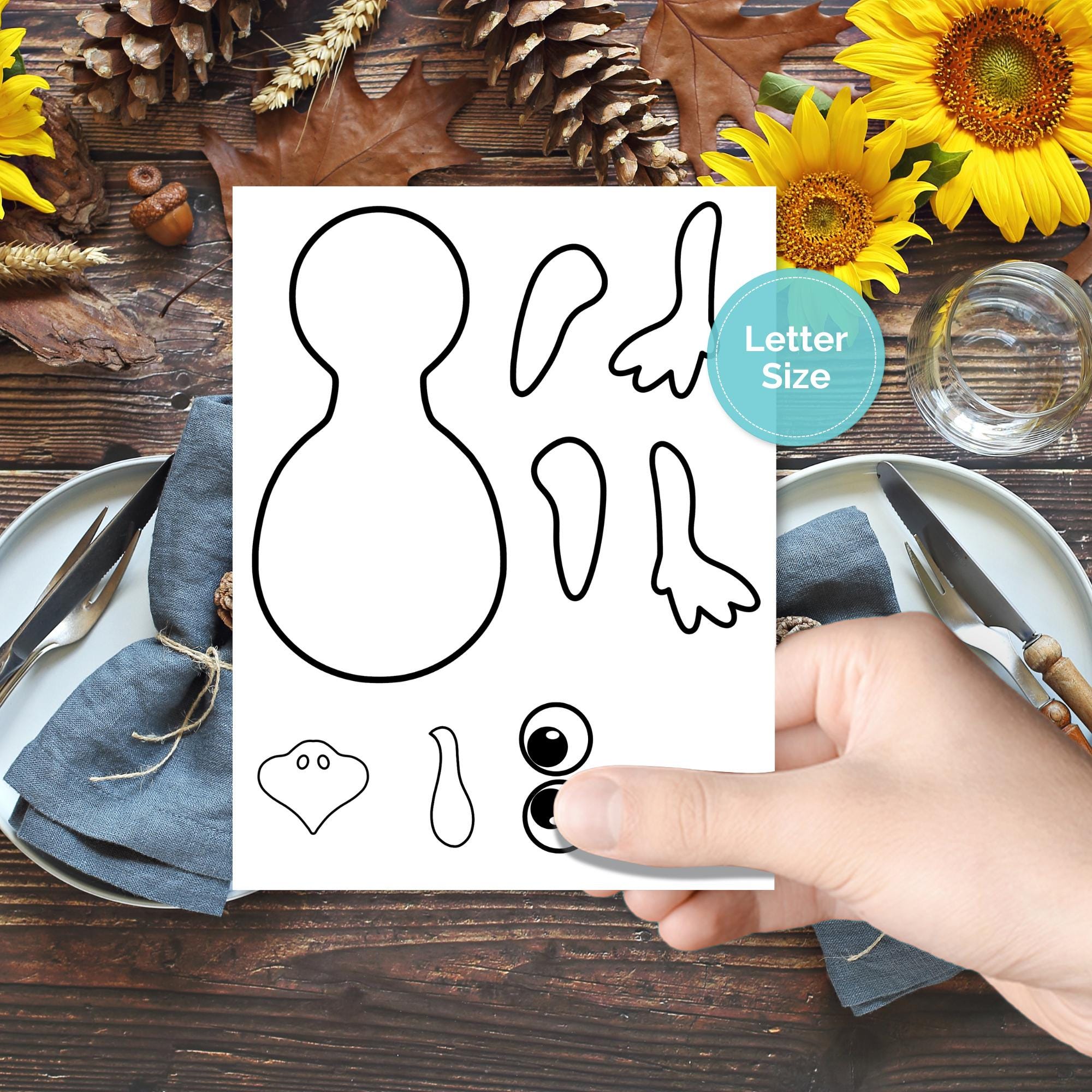 Build a Turkey Cut and Paste Kids Craft Project - Color, Disguise ...