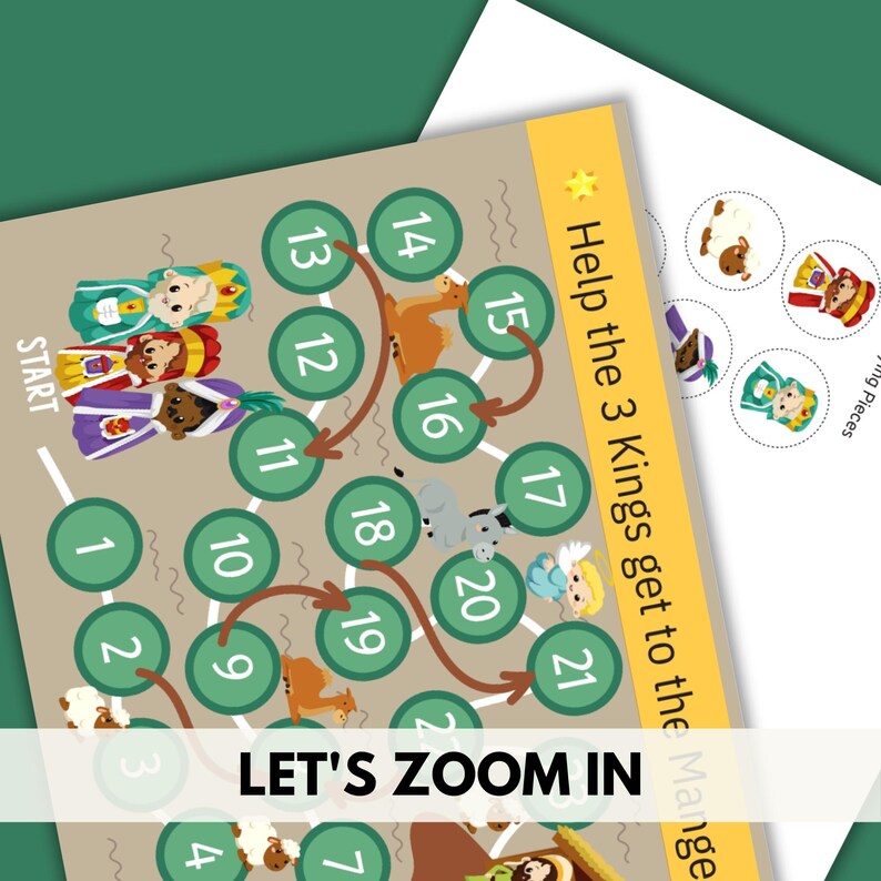 3 Kings Epiphany Nativity Printable Fun Religious Game for Preschool ...