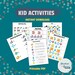 Pool Party Themed Kid Printables Summertime Activities for Kids ...