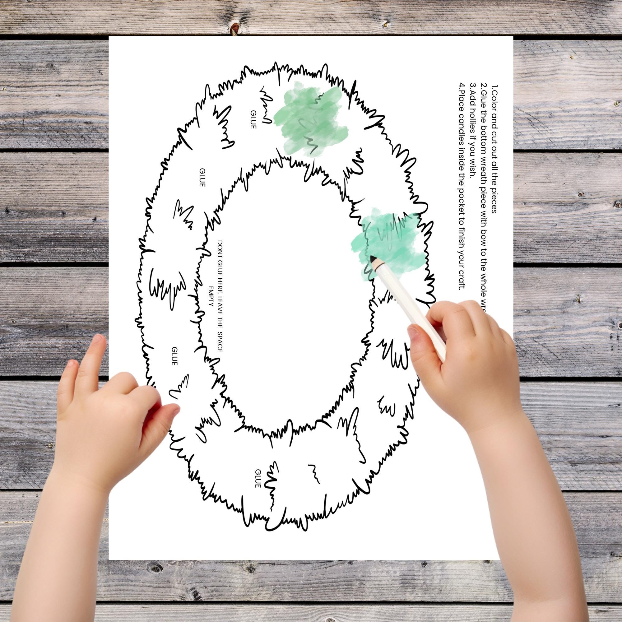 Advent Wreath Kids Bible Paper Craft, Sunday School, Children's Church ...