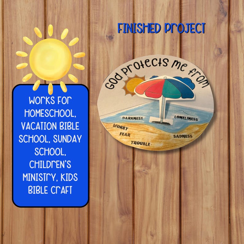 God Protects Me 3d Diorama Kids Bible Craft, Sunday School Crafts ...