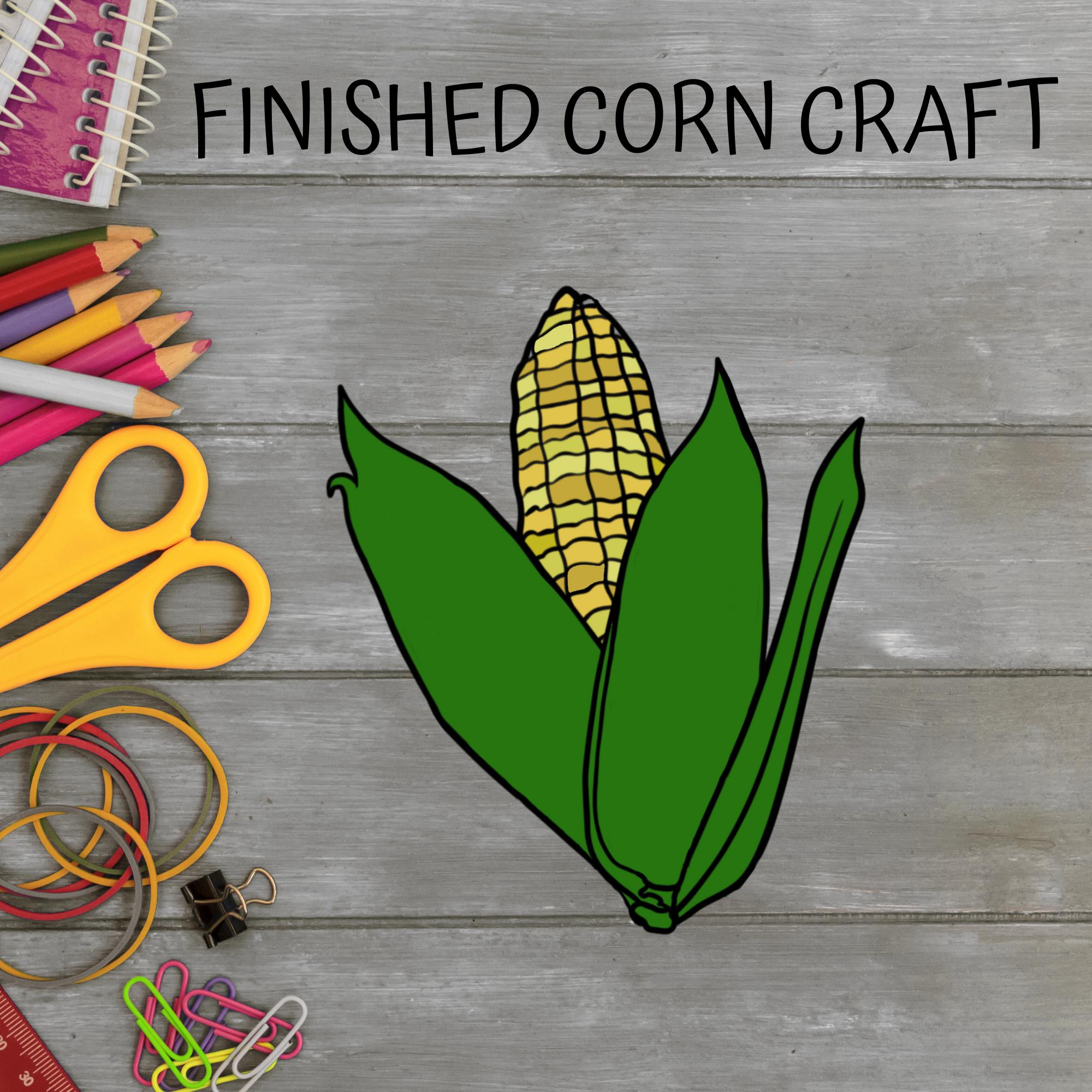 Corn Craft, Corn Life Cycle Cut and Glue, and Parts of a Corn Plant Cut ...