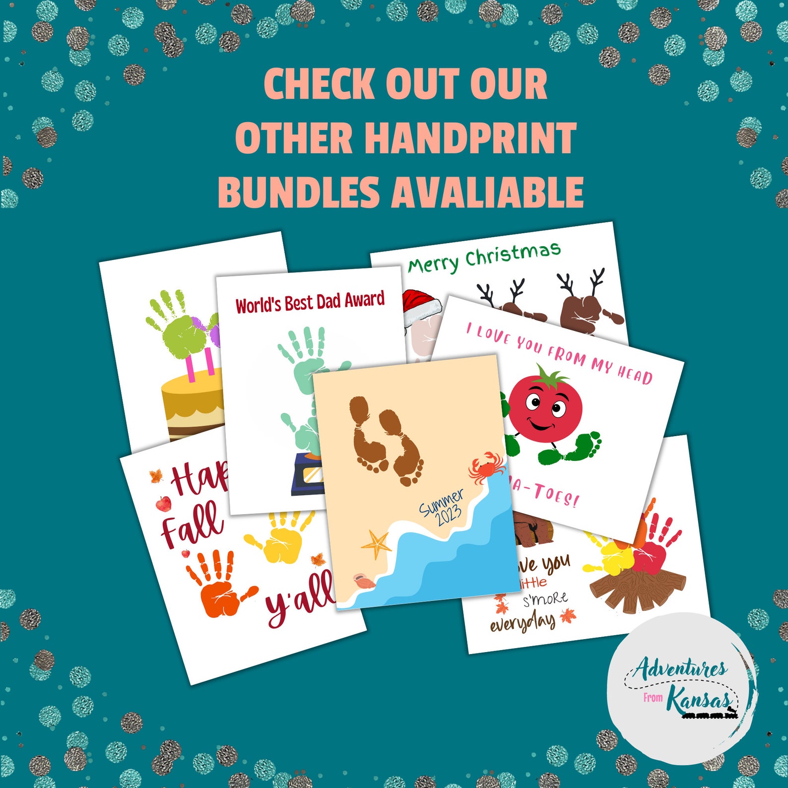 Summer Handprint Art Summer Handprint Craft Handprint Keepsake Art ...