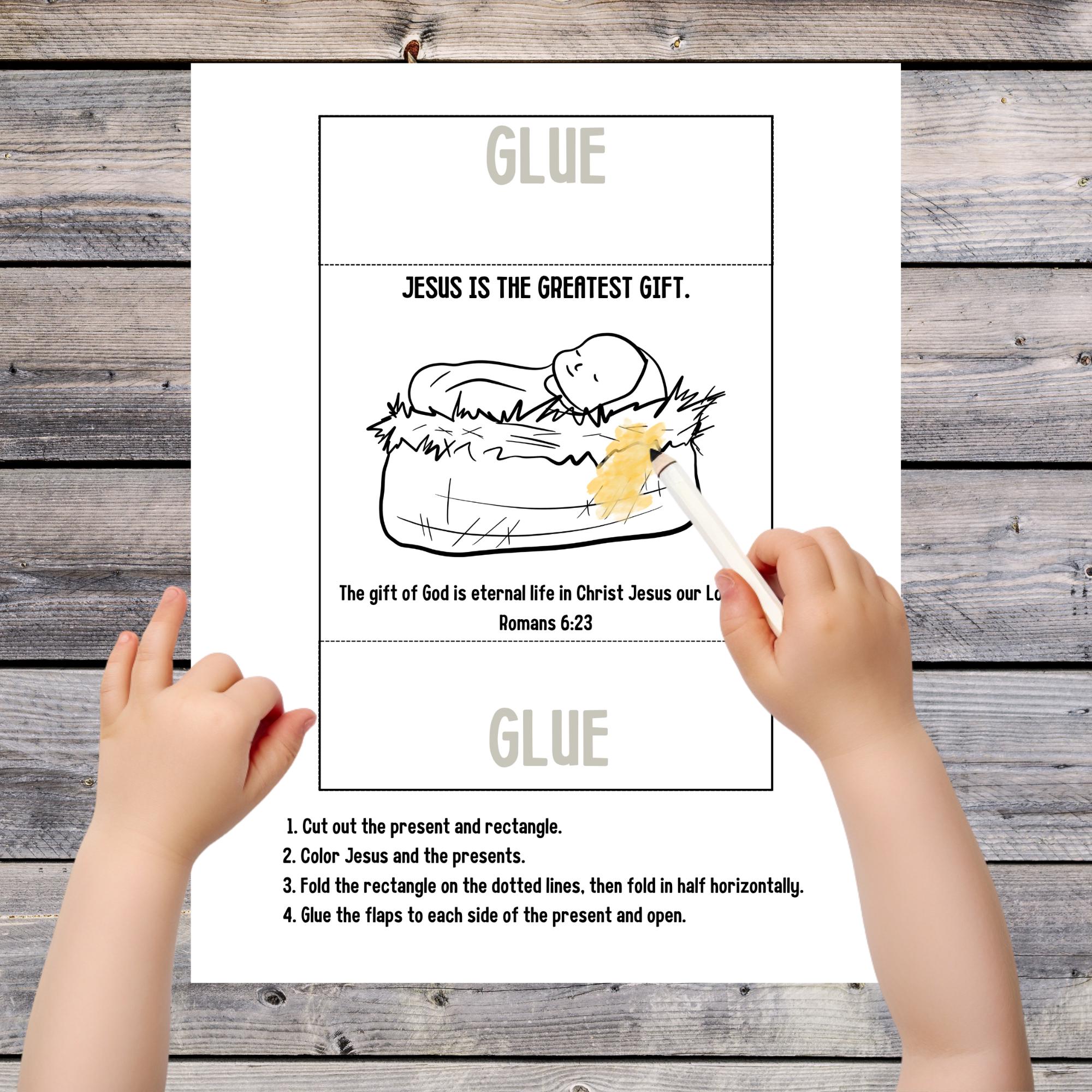 Jesus is the Greatest Gift Christian Craft Kit Printable Activity for ...