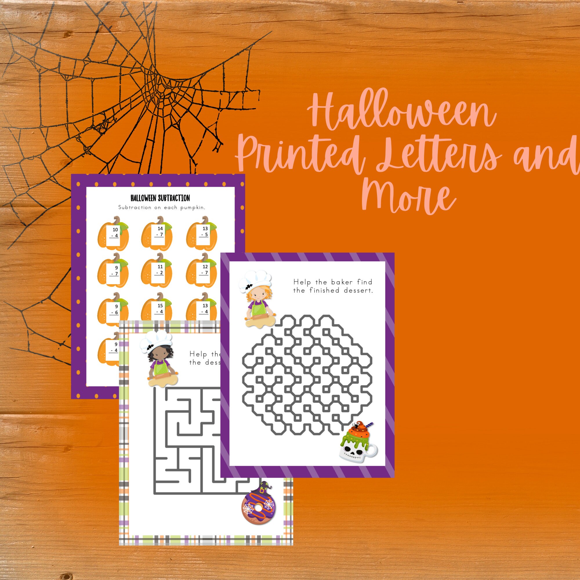 Wacky Halloween Activity Packet Fun Printable Halloween Worksheets ...