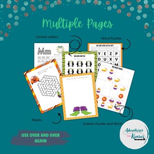 Wacky Halloween Cursive Activity Packet | Fun Kids Printable Halloween ...