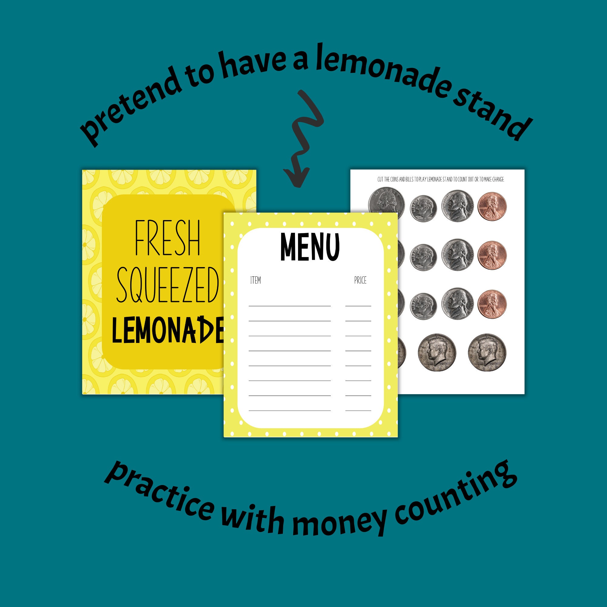 Lemonade Activity Sheets for Kids Lemonade Stand Worksheets for ...