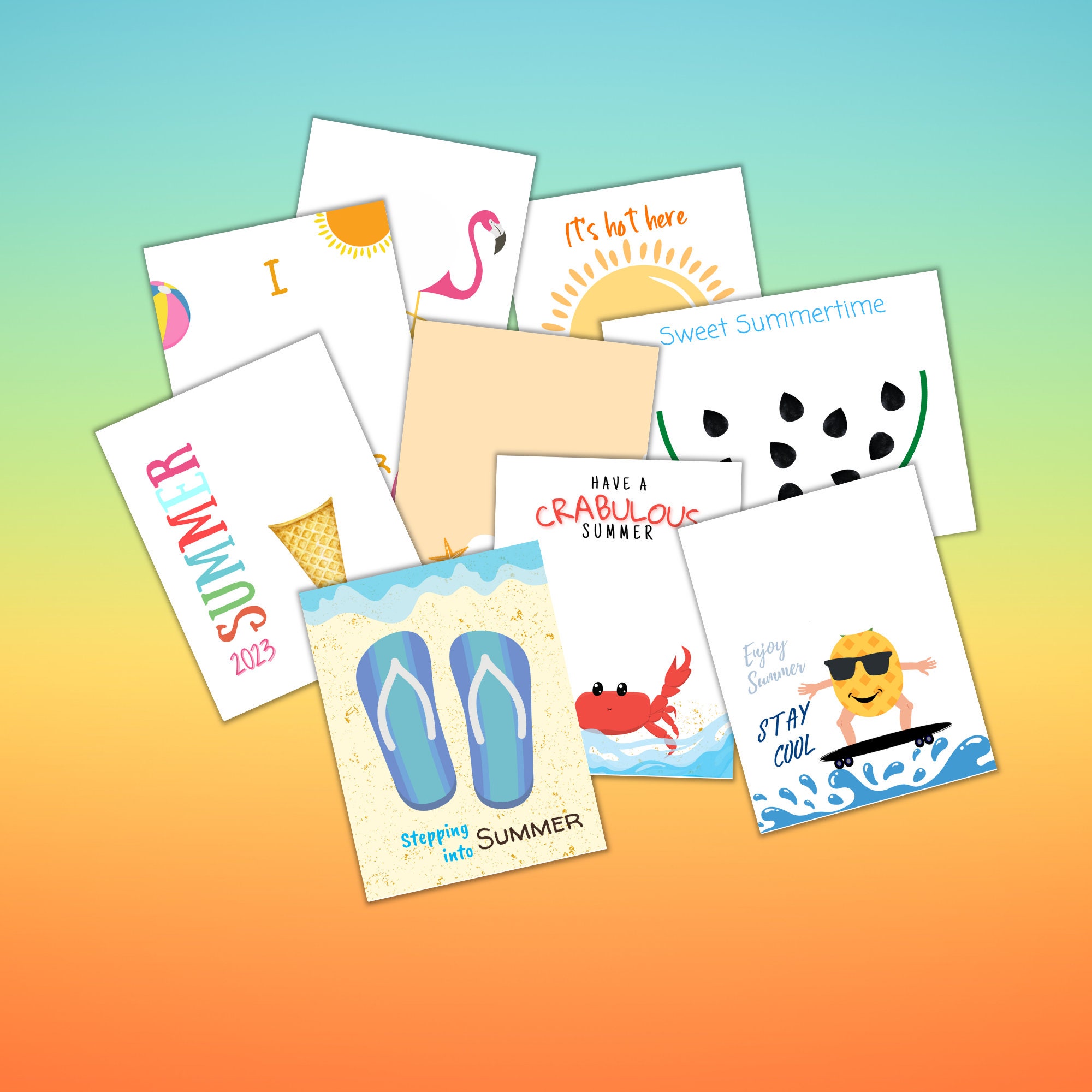 Summer Handprint Art Summer Handprint Craft Handprint Keepsake Art ...