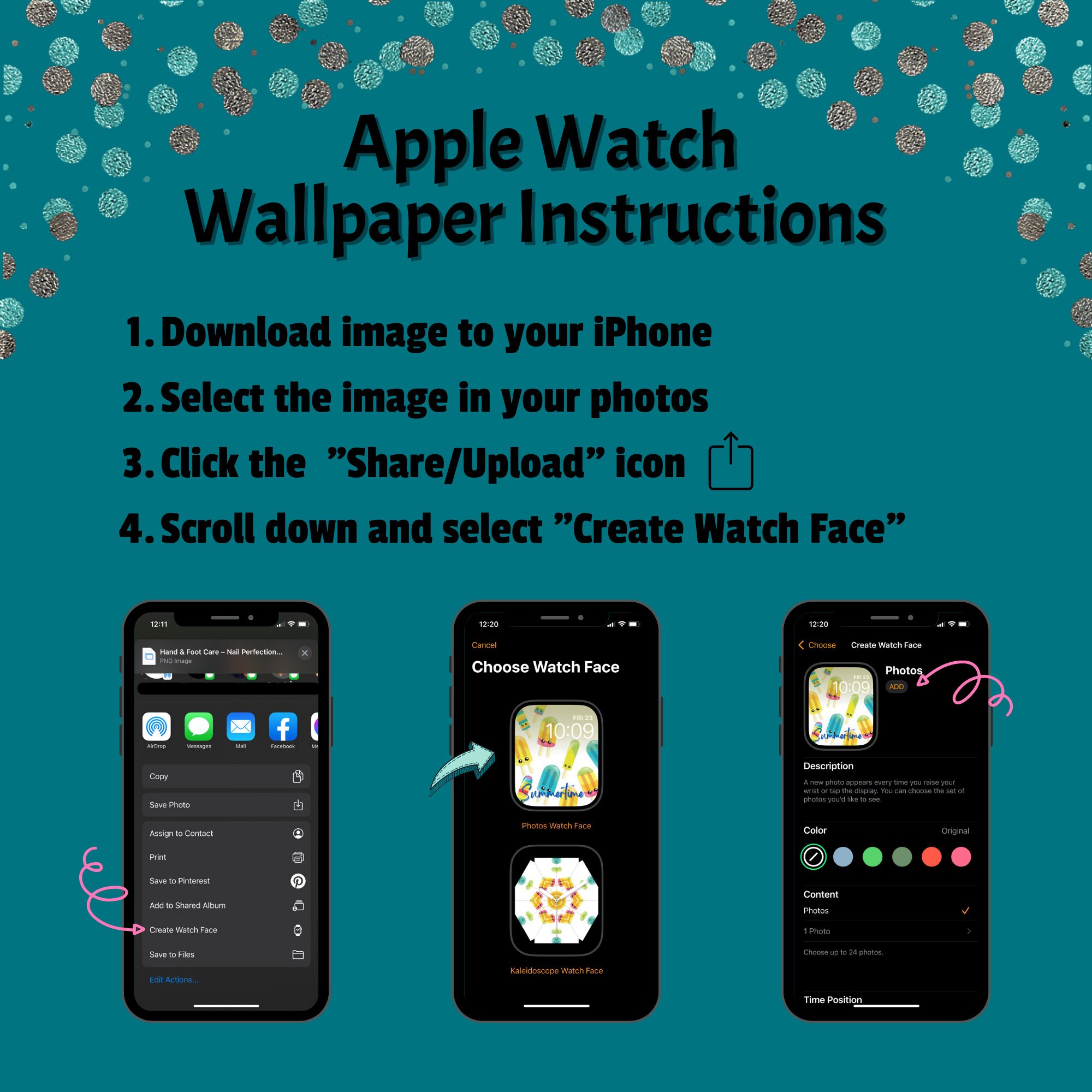 Bright Dinosaur Watch Wallpaper Dino Watch Face Colorful - Etsy